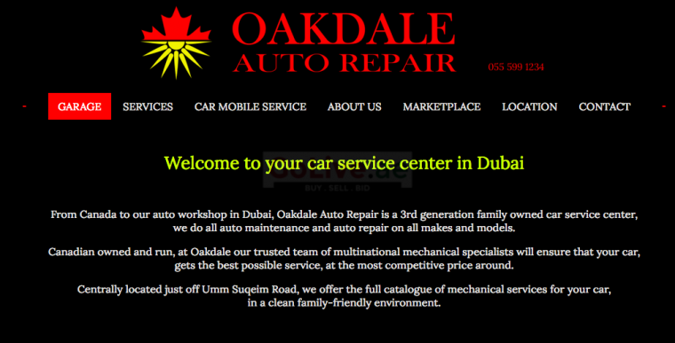 OAKDALE Auto Repair ( Garage dubai ) – UAE Classifieds